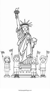 17 American Flag Coloring Pages - StarSpangledFlags.com