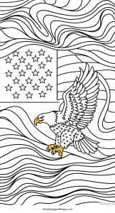 17 American Flag Coloring Pages - StarSpangledFlags.com
