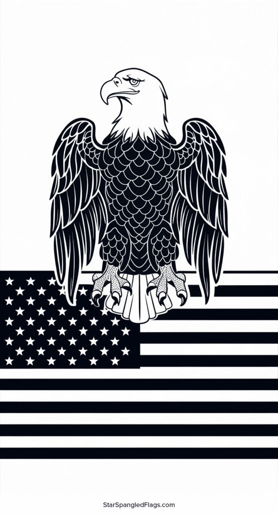 17 American Flag Coloring Pages - StarSpangledFlags.com