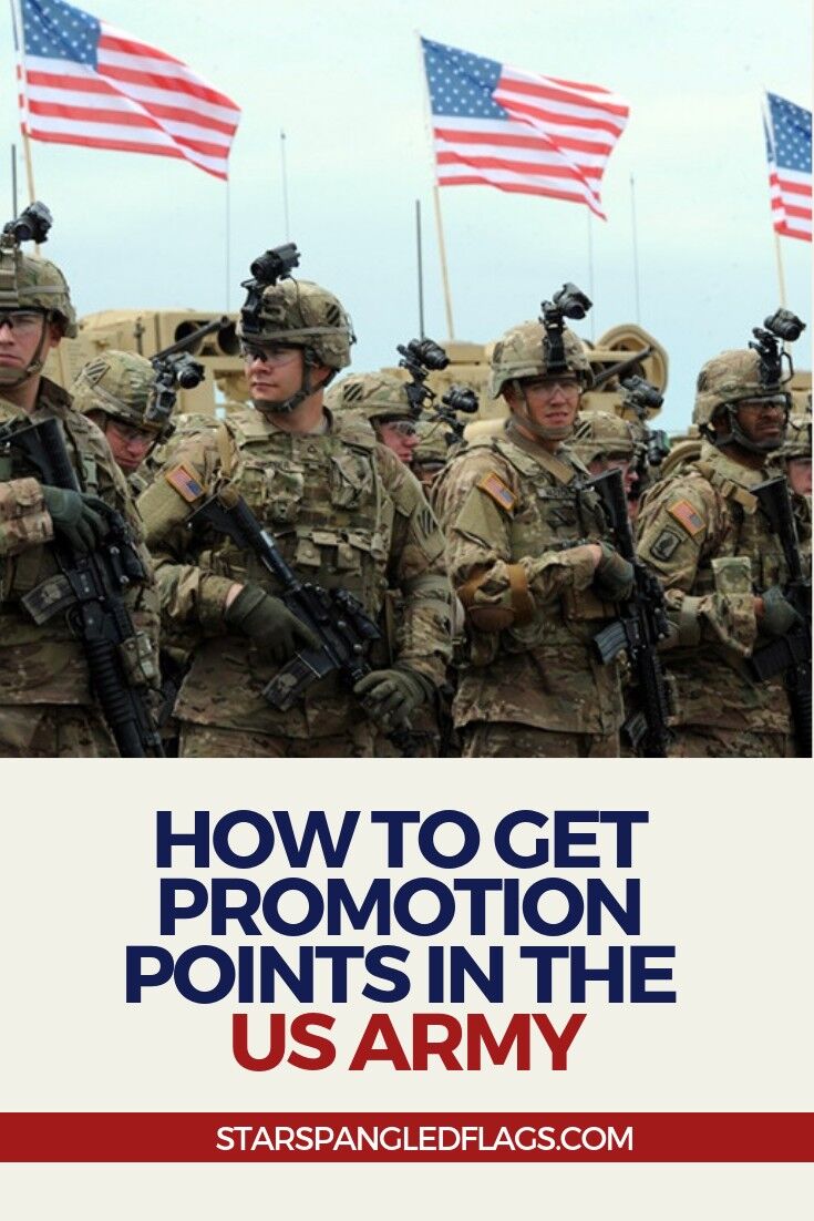 How to get promotion points in the US Army - StarSpangledFlags.com